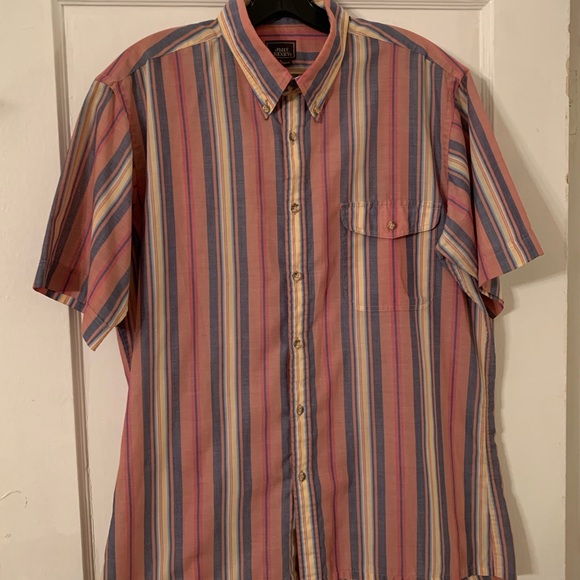 john henry | Shirts | Vintage John Henry Ss Button Down Sz L | Poshmark